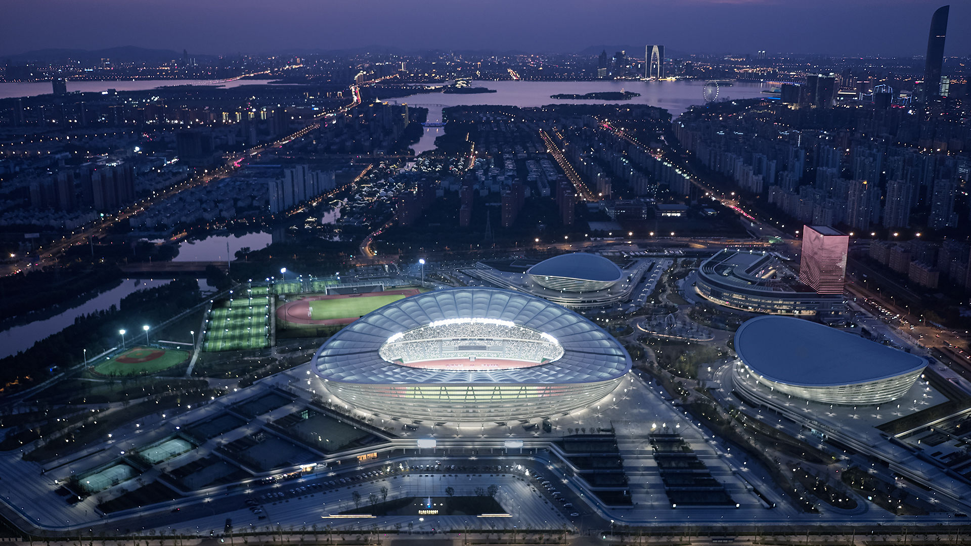 Suzhou Olympic Sports Center - Projects - gmp Architekten