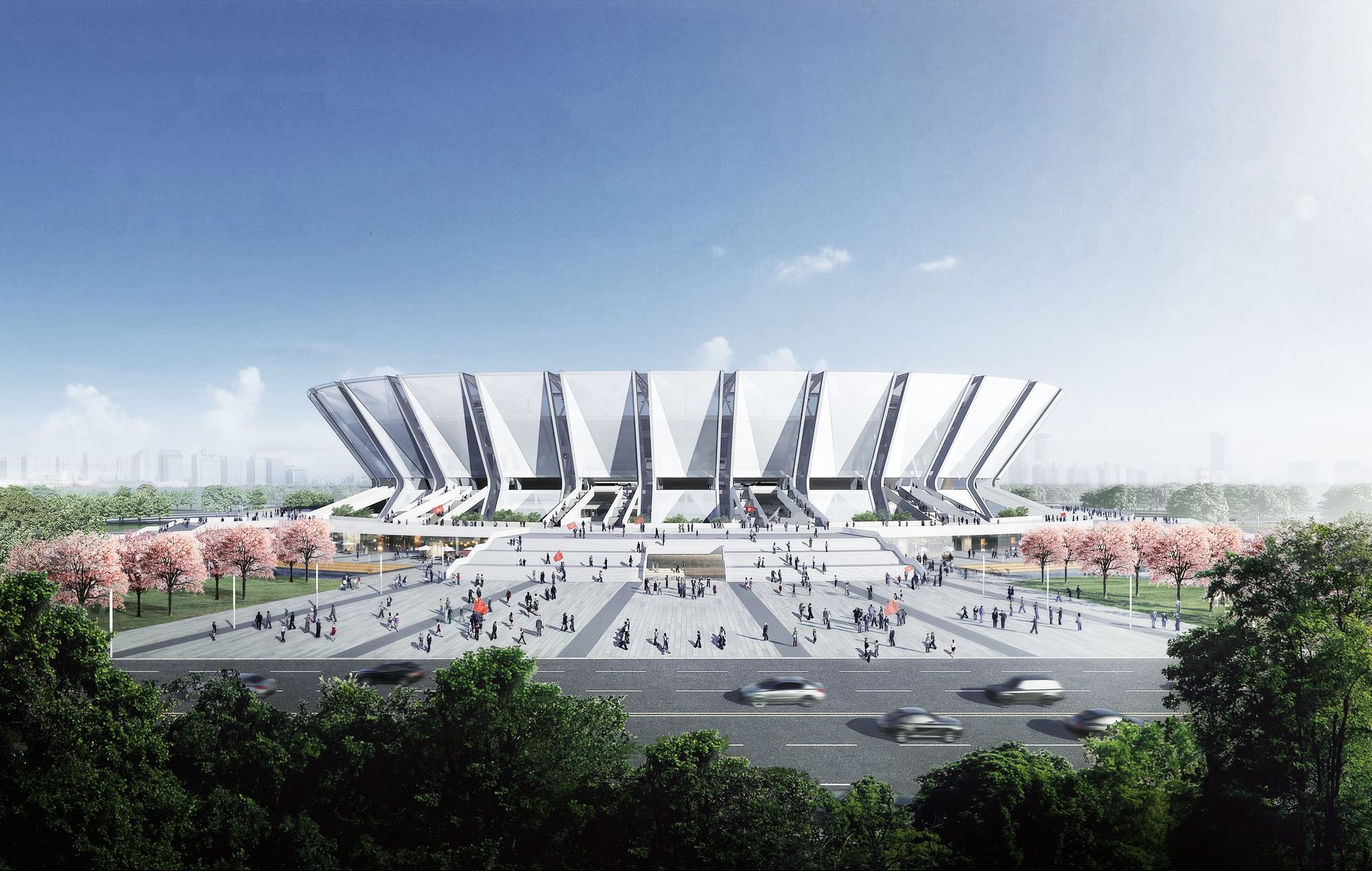 Kunshan Football Stadium - Projects - gmp Architekten