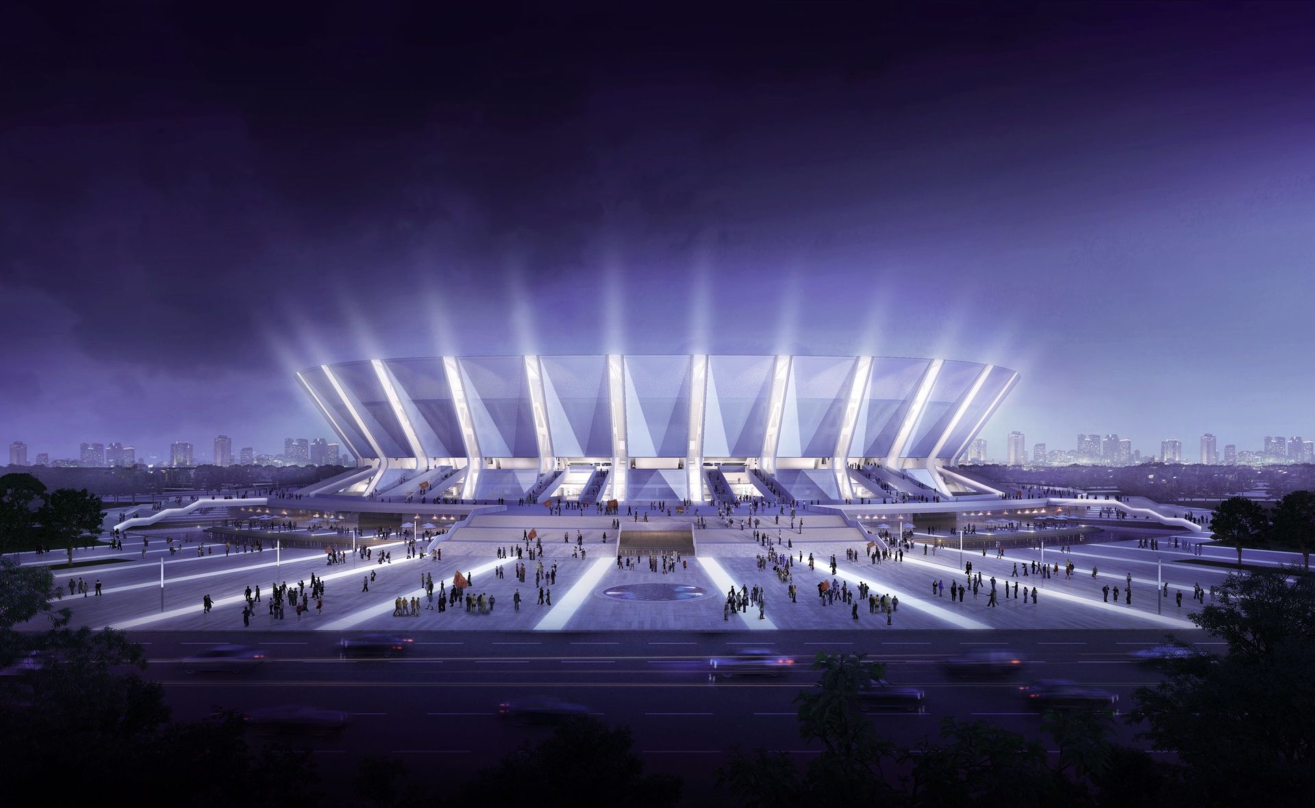 Kunshan Football Stadium - Projects - gmp Architekten