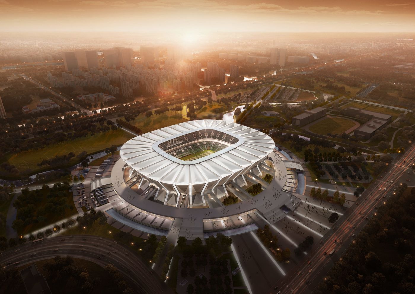 Century Lotus Sports Park Stadium - Projects - gmp Architekten