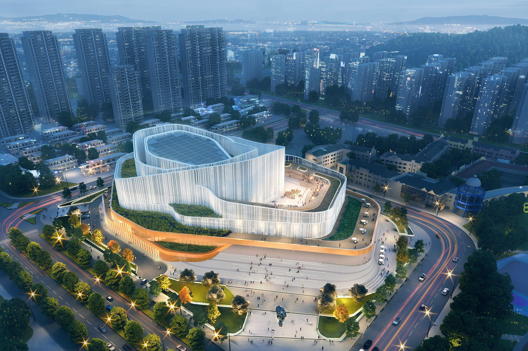 Ningbo Beilun Culture Center gmp wins competition for the construction ...