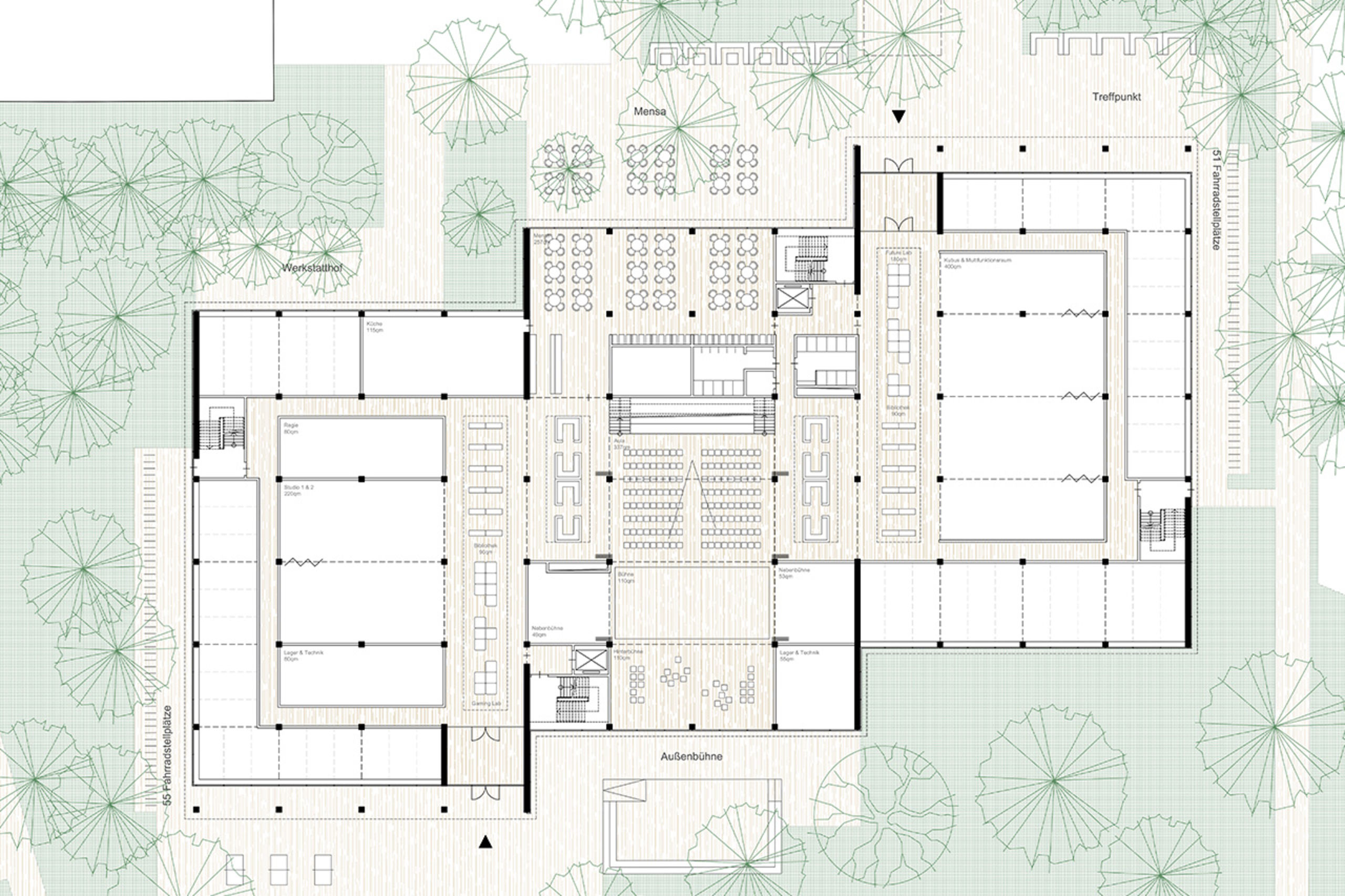 BS19媒体与技术职业教育学校 - 项目 - gmp Architekten