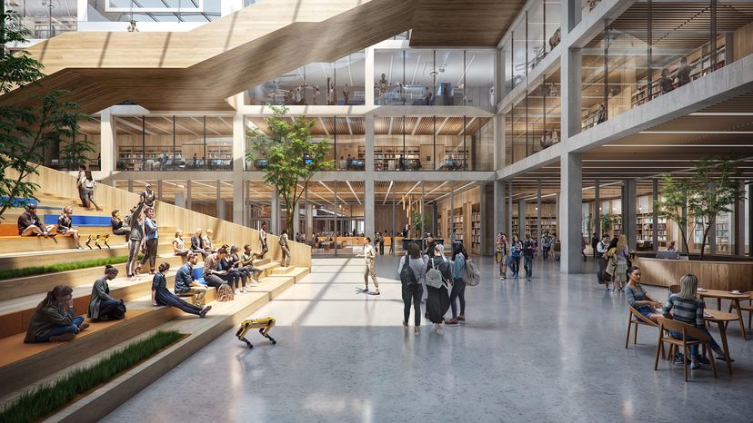 Learning and Research by the Water Design by gmp for New University ...