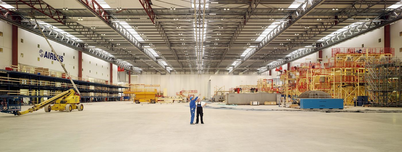 Major Component Assembly Hall, Airbus A380 - Projects - gmp Architekten