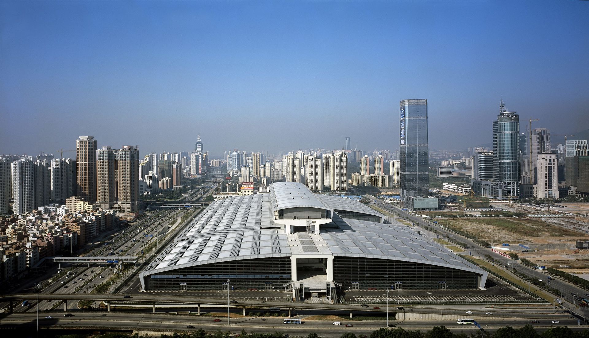 Shenzhen Convention & Exhibition Center - Projects - gmp Architekten