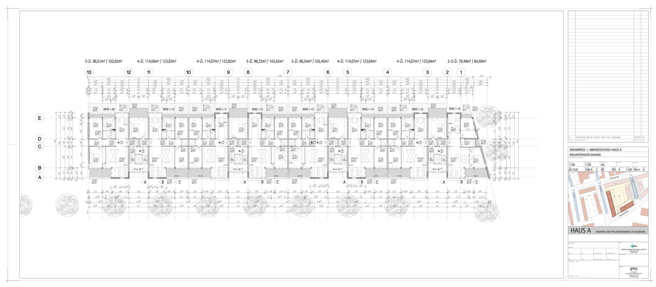 Residential Buildings, Philosophenweg - Projects - gmp Architekten