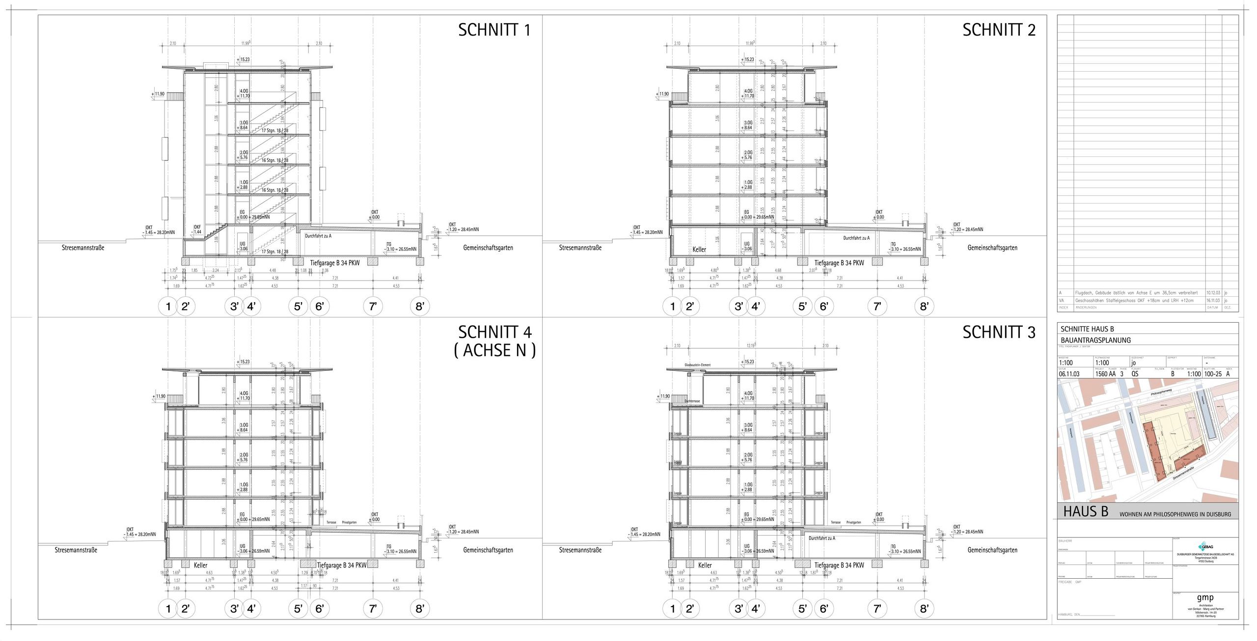 Residential Buildings, Philosophenweg - Projects - gmp Architekten