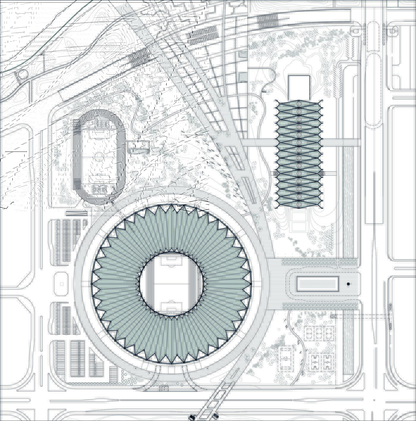 Century Lotus Sports Park Stadium - Projects - gmp Architekten