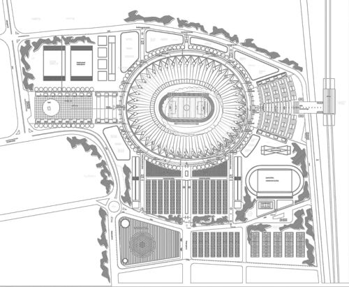 Jawaharlal Nehru Stadion in New Delhi - Projekte - gmp Architekten