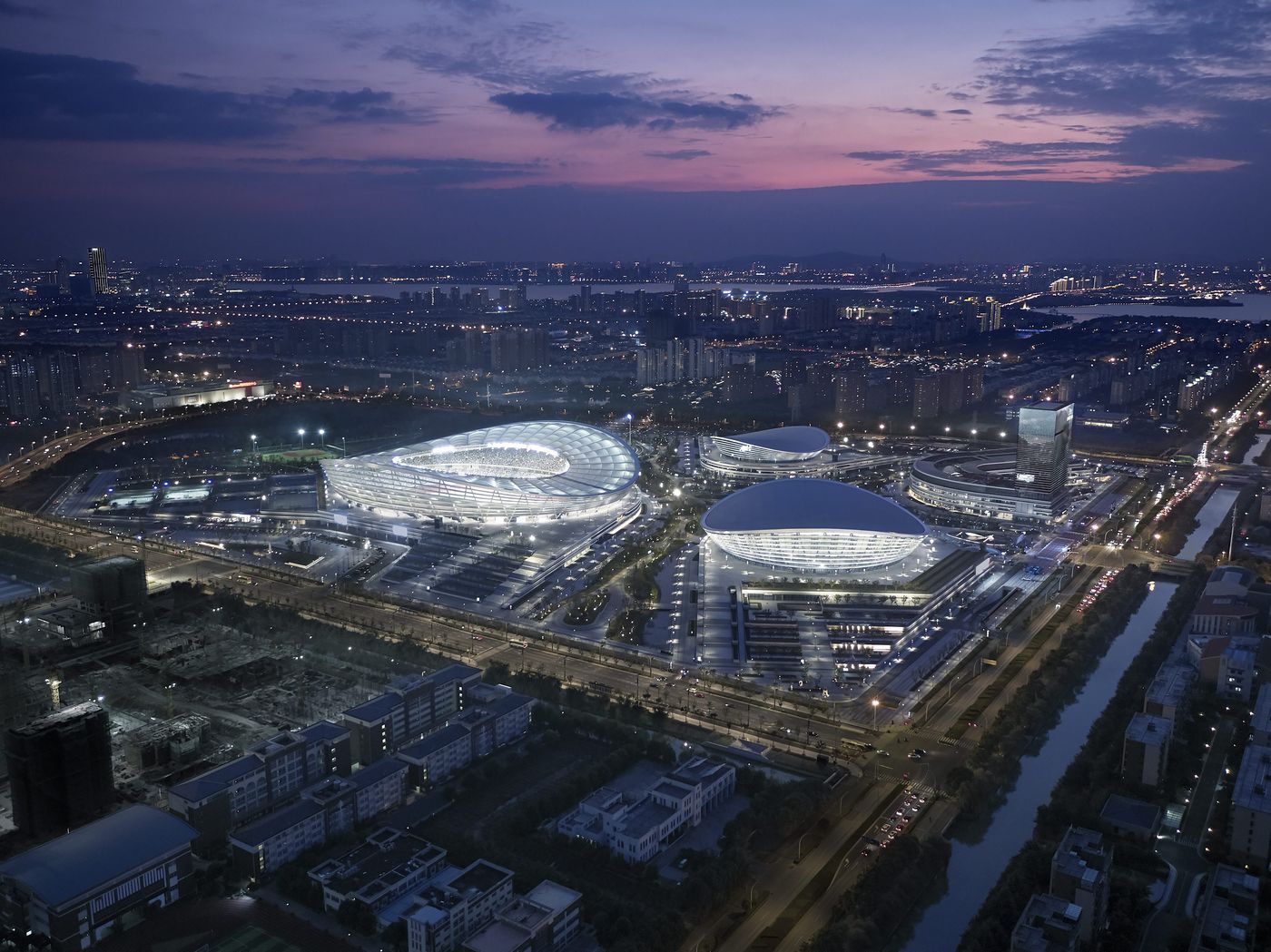 Suzhou Olympic Sport Center - Projects - gmp Architekten