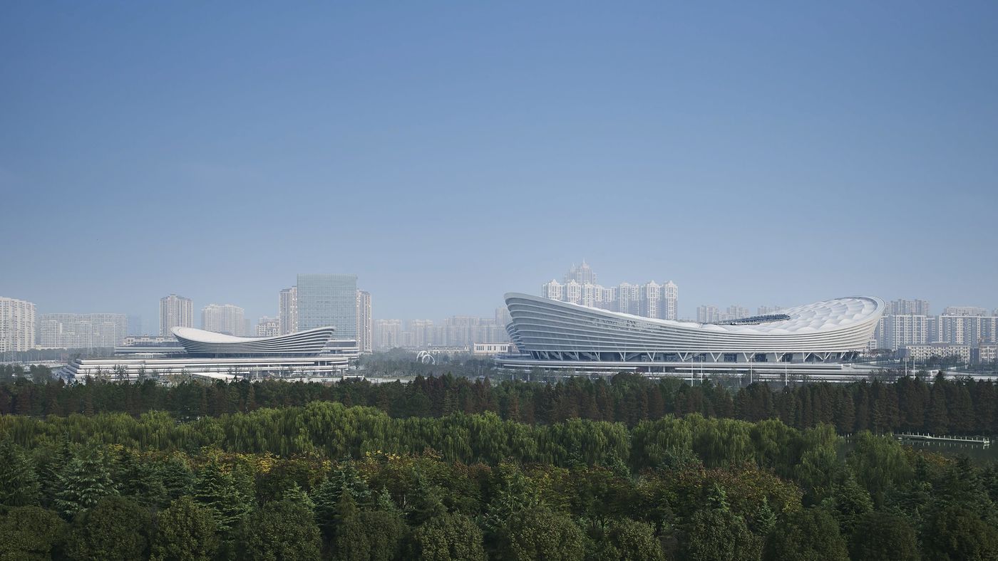 Suzhou Olympic Sports Center - Projects - gmp Architekten