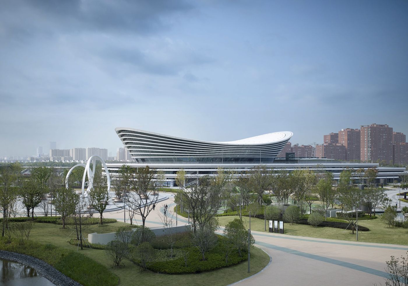 Suzhou Olympic Sports Center - Projects - gmp Architekten