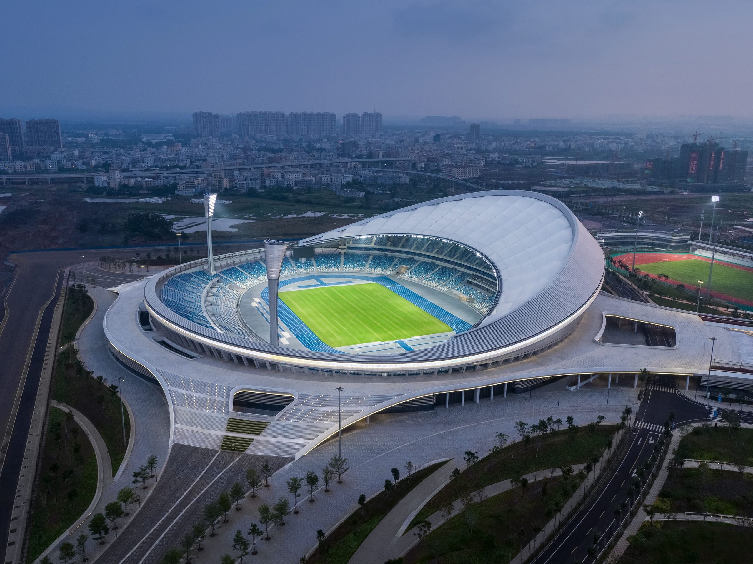 Suzhou Olympic Sports Center - Projects - gmp Architekten