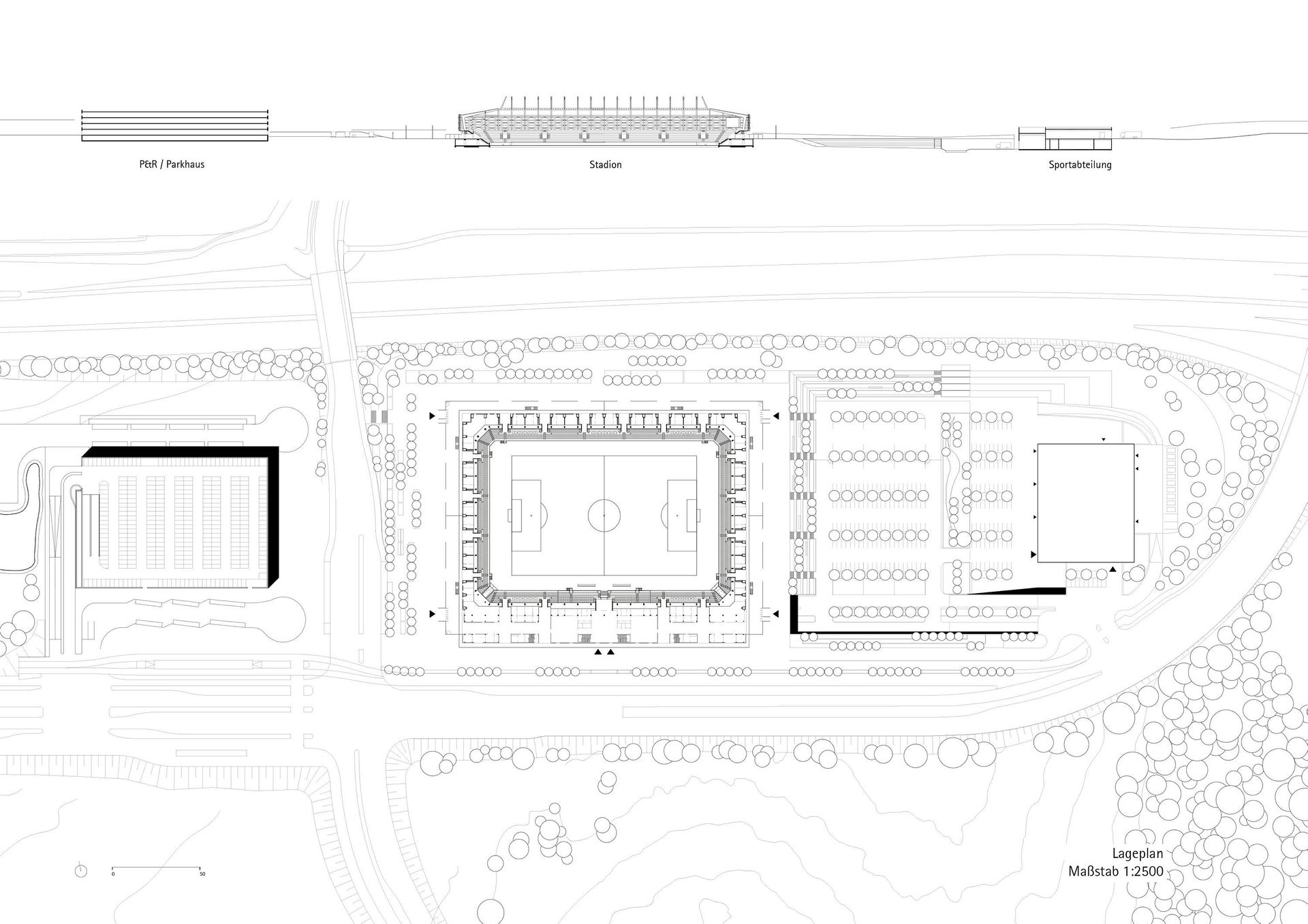 卢森堡体育场 - 项目 - gmp Architekten