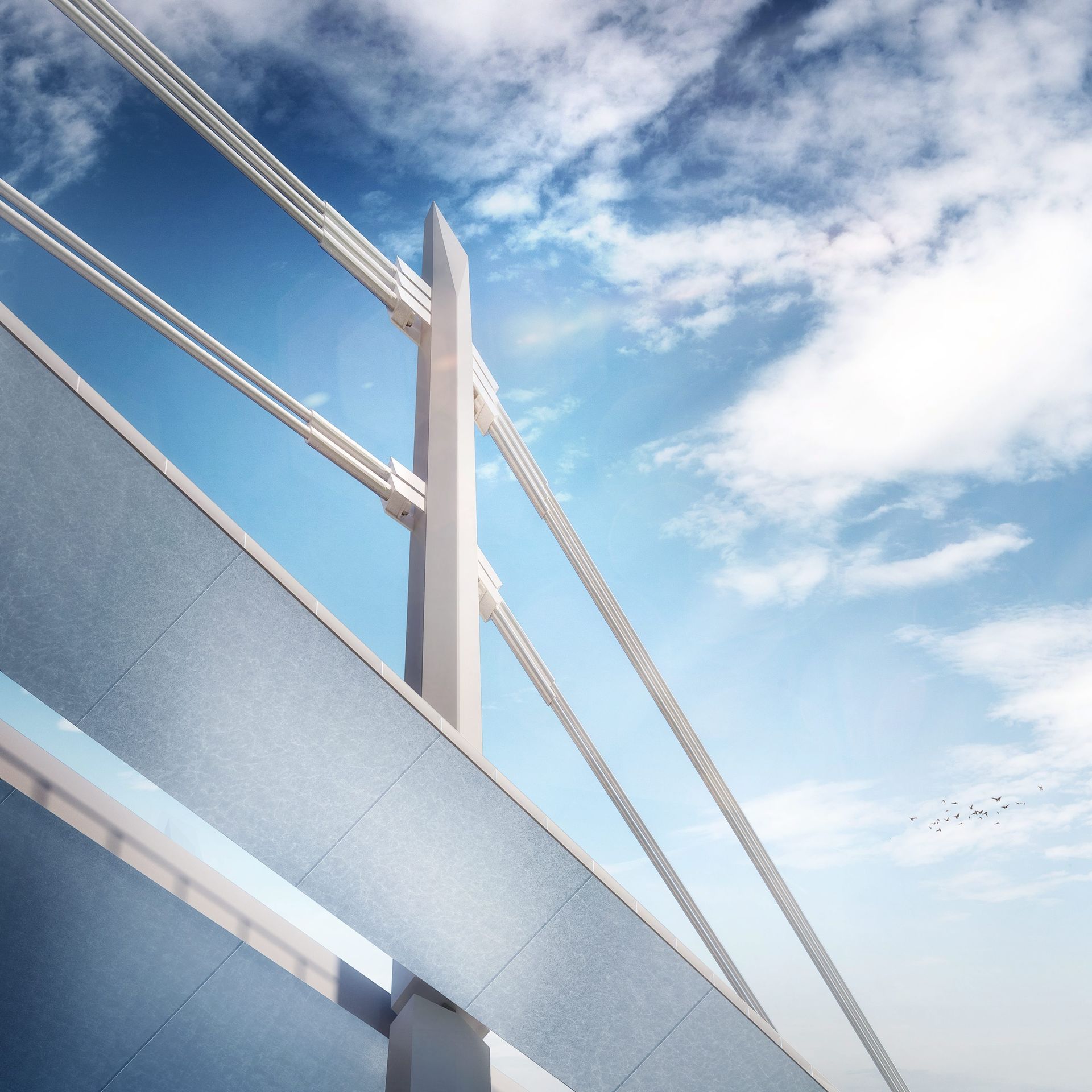 Norderelb Bridge - Projects - gmp Architekten