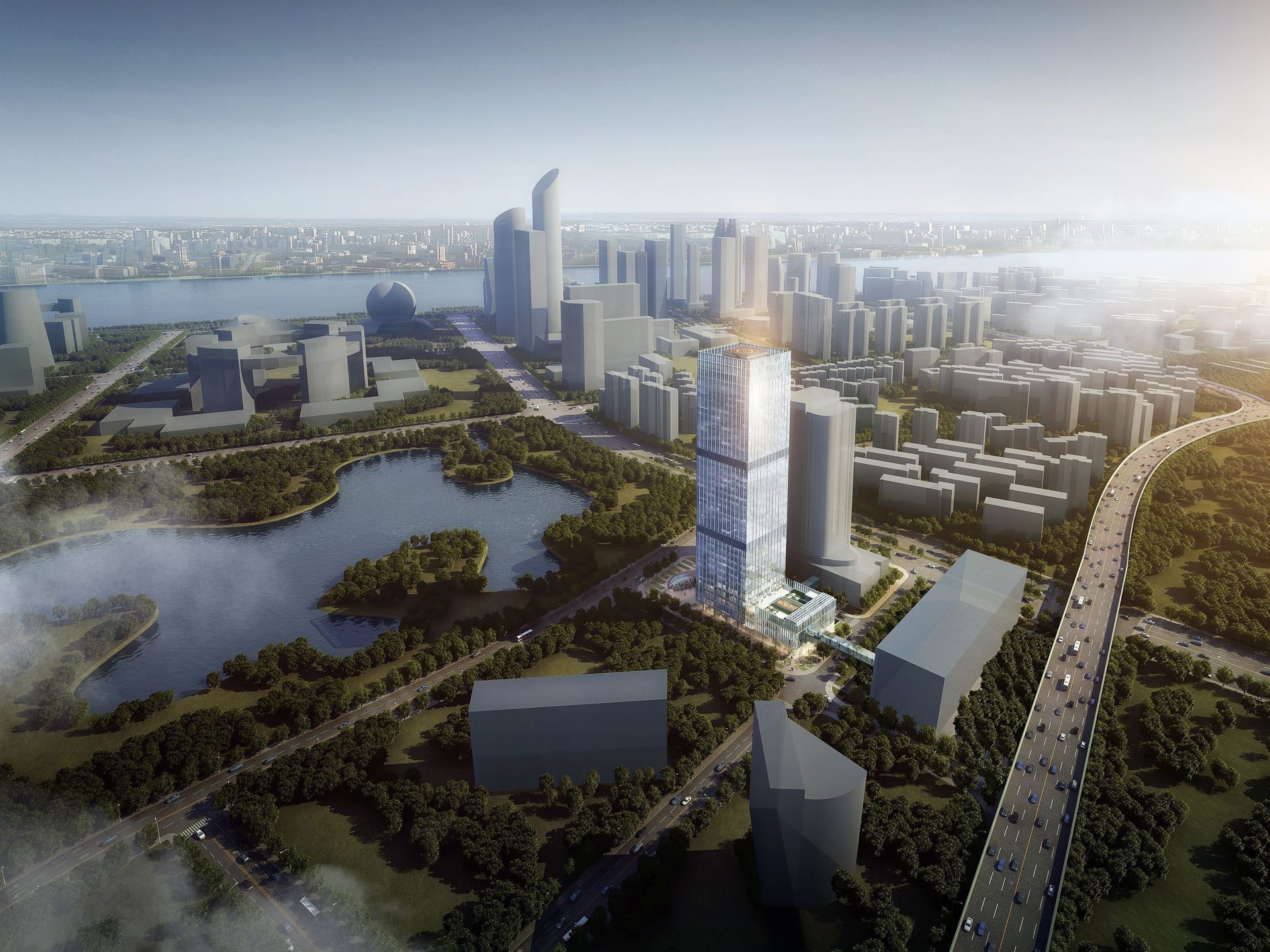 Hongshi Group Headquarters - Projects - gmp Architekten