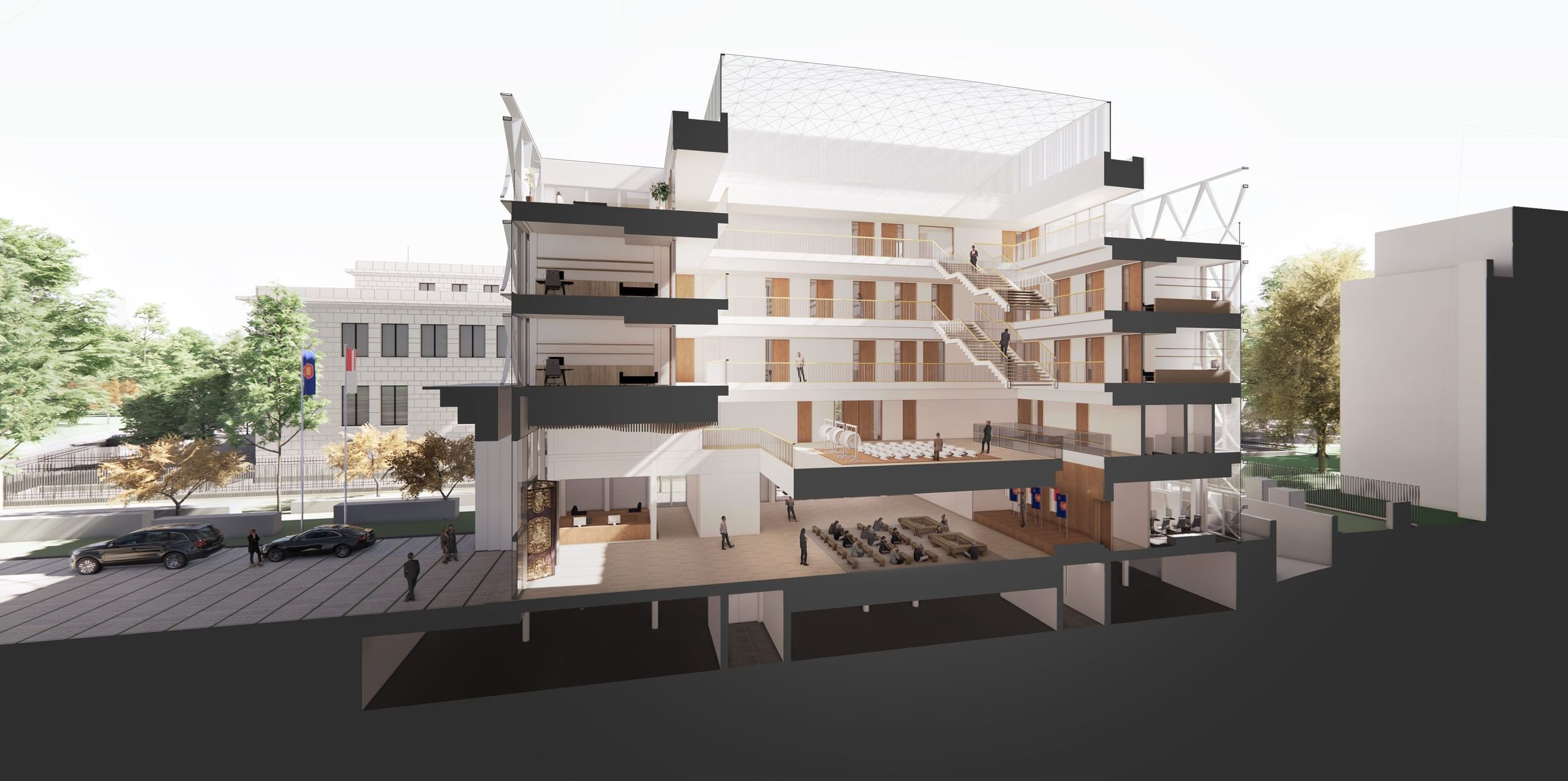 Indonesian Embassy - Projects - gmp Architekten