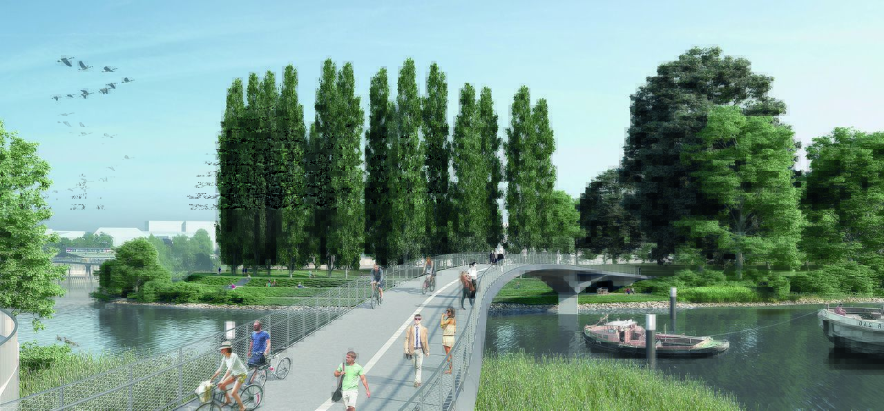 New bridge at Hamburg’s entrance gmp and sbp win competition for ...