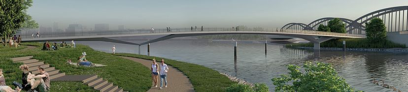 New bridge at Hamburg’s entrance gmp and sbp win competition for ...