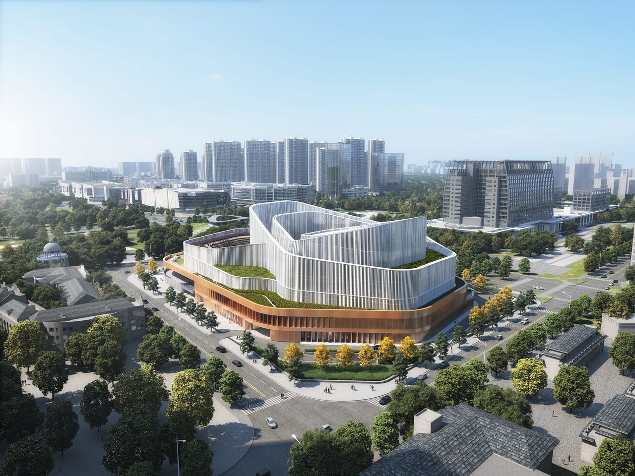 Ningbo Beilun Culture Center - Projects - gmp Architekten