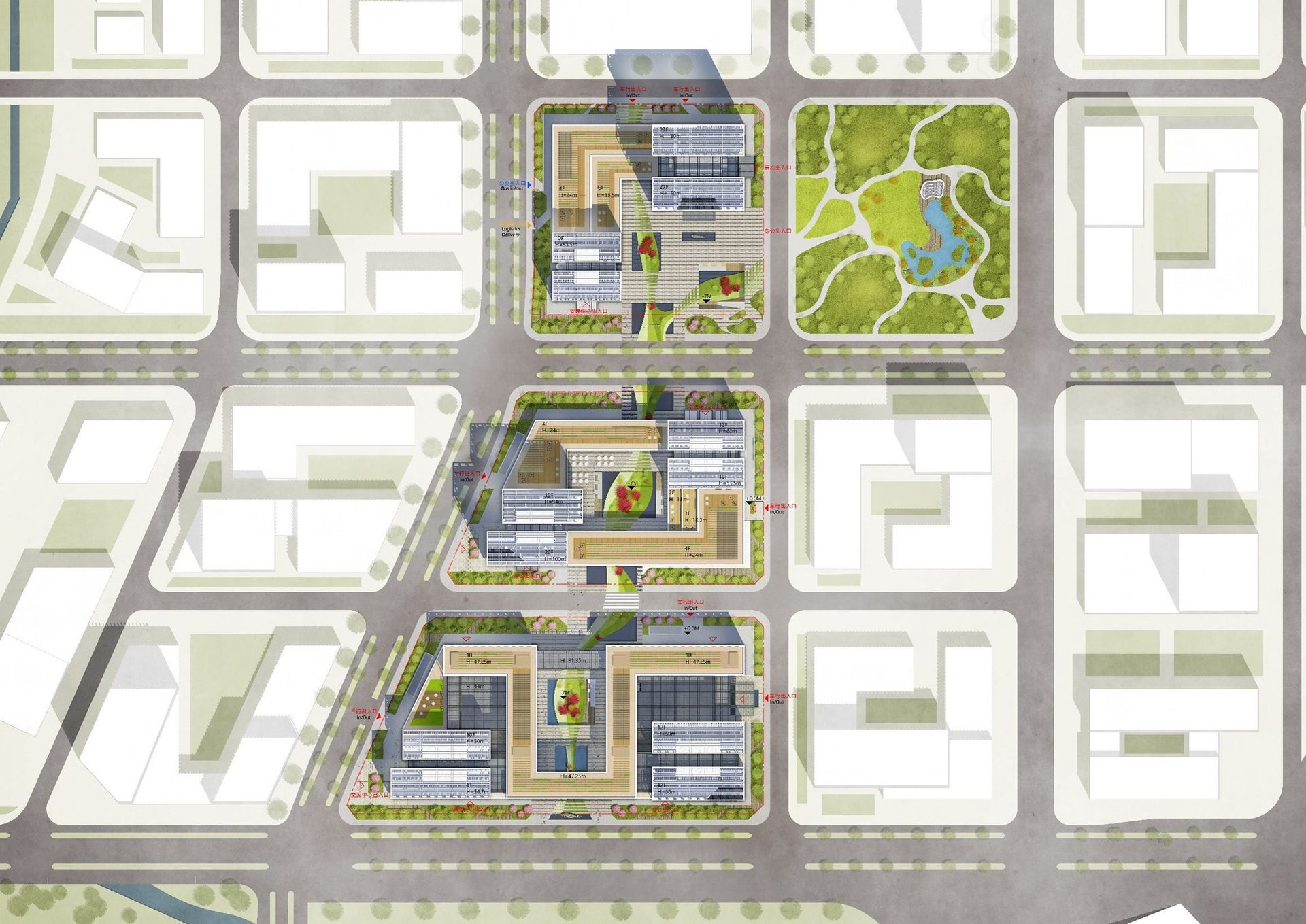 雄安新区中国华能总部项目 gmp的节能办公建筑方案中标国际竞赛 - 新闻 - gmp Architekten