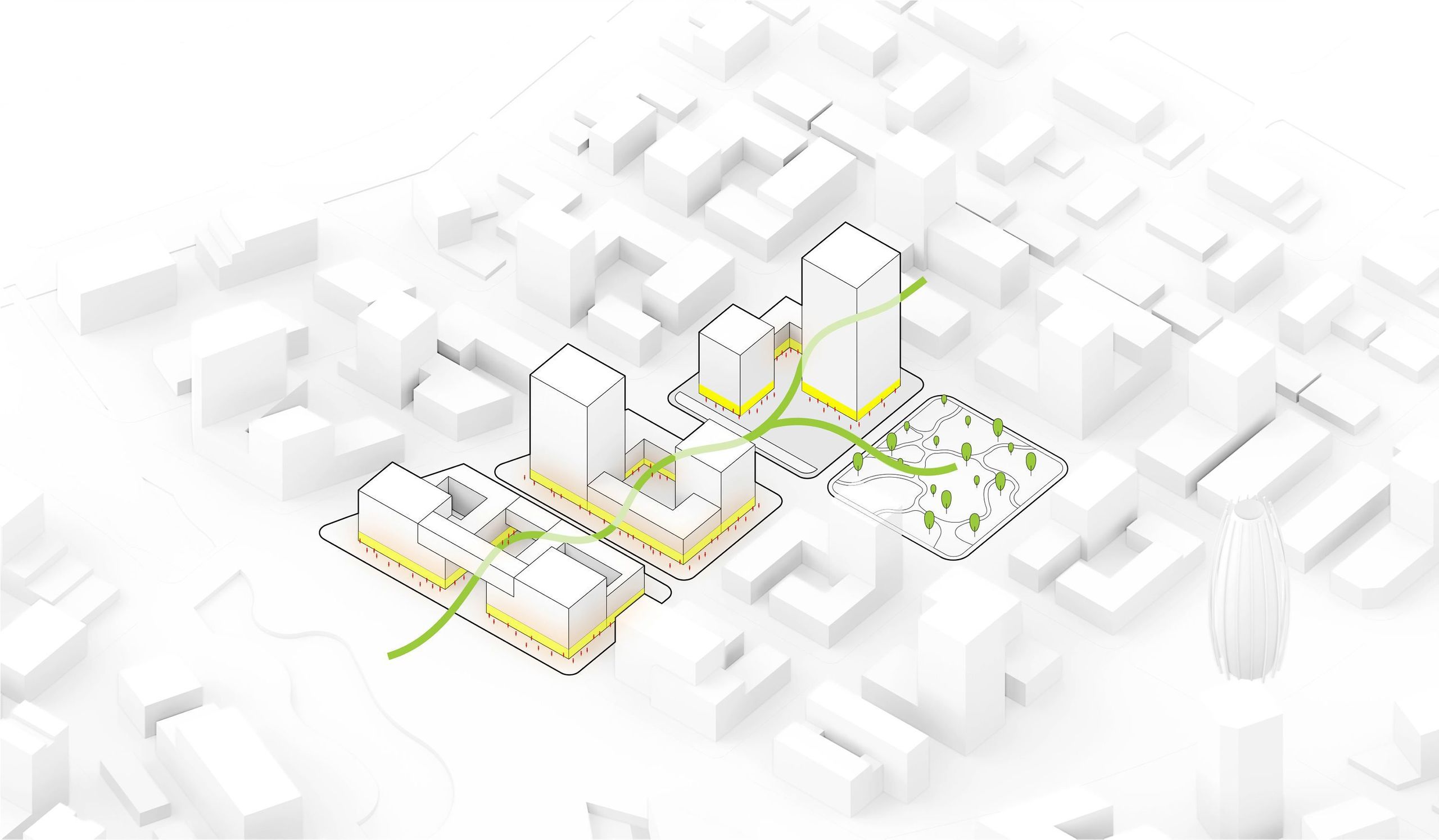 雄安新区中国华能总部项目 gmp的节能办公建筑方案中标国际竞赛 - 新闻 - gmp Architekten