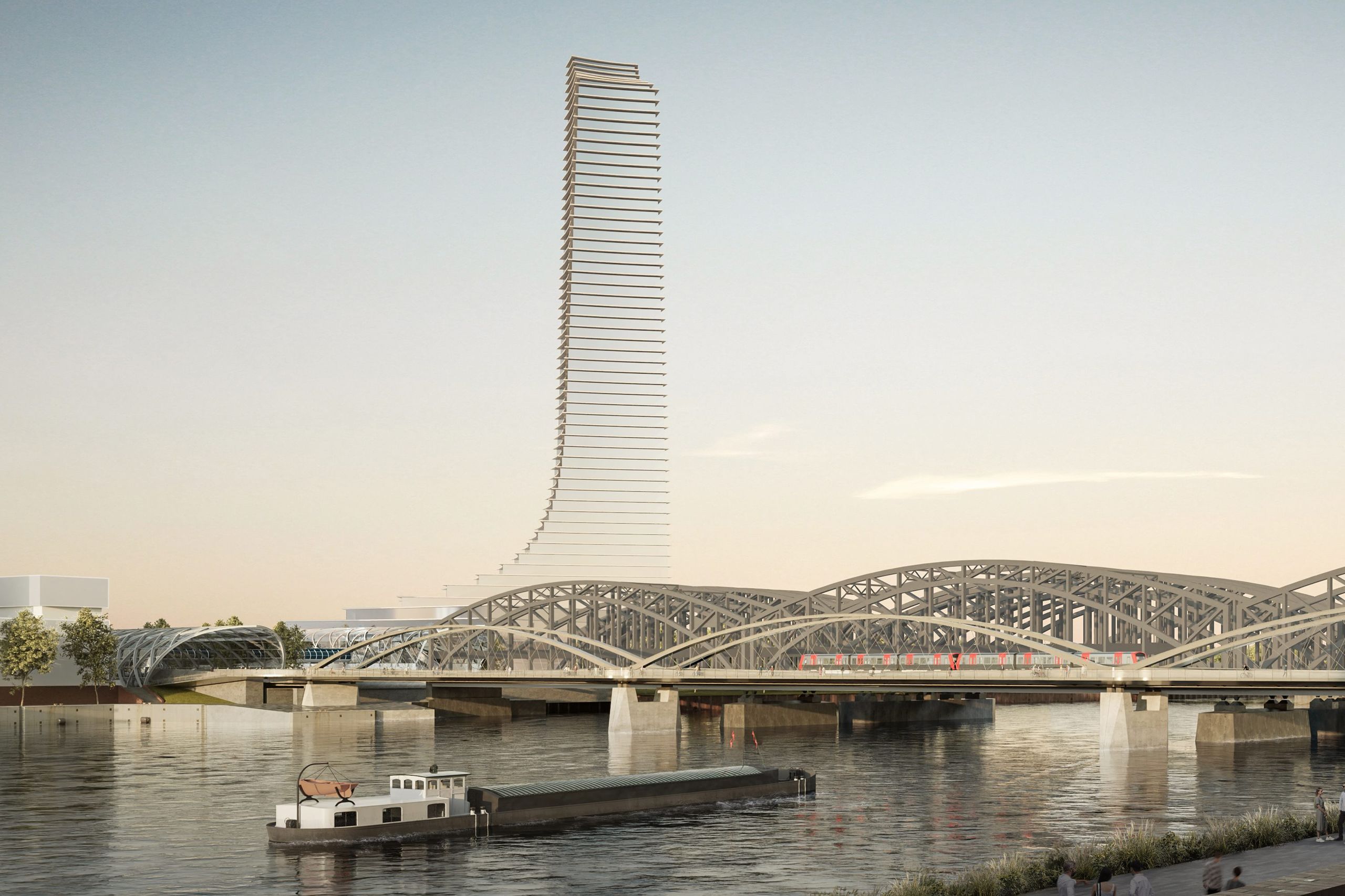 Baakenhafen Bridge - Projects - gmp Architekten