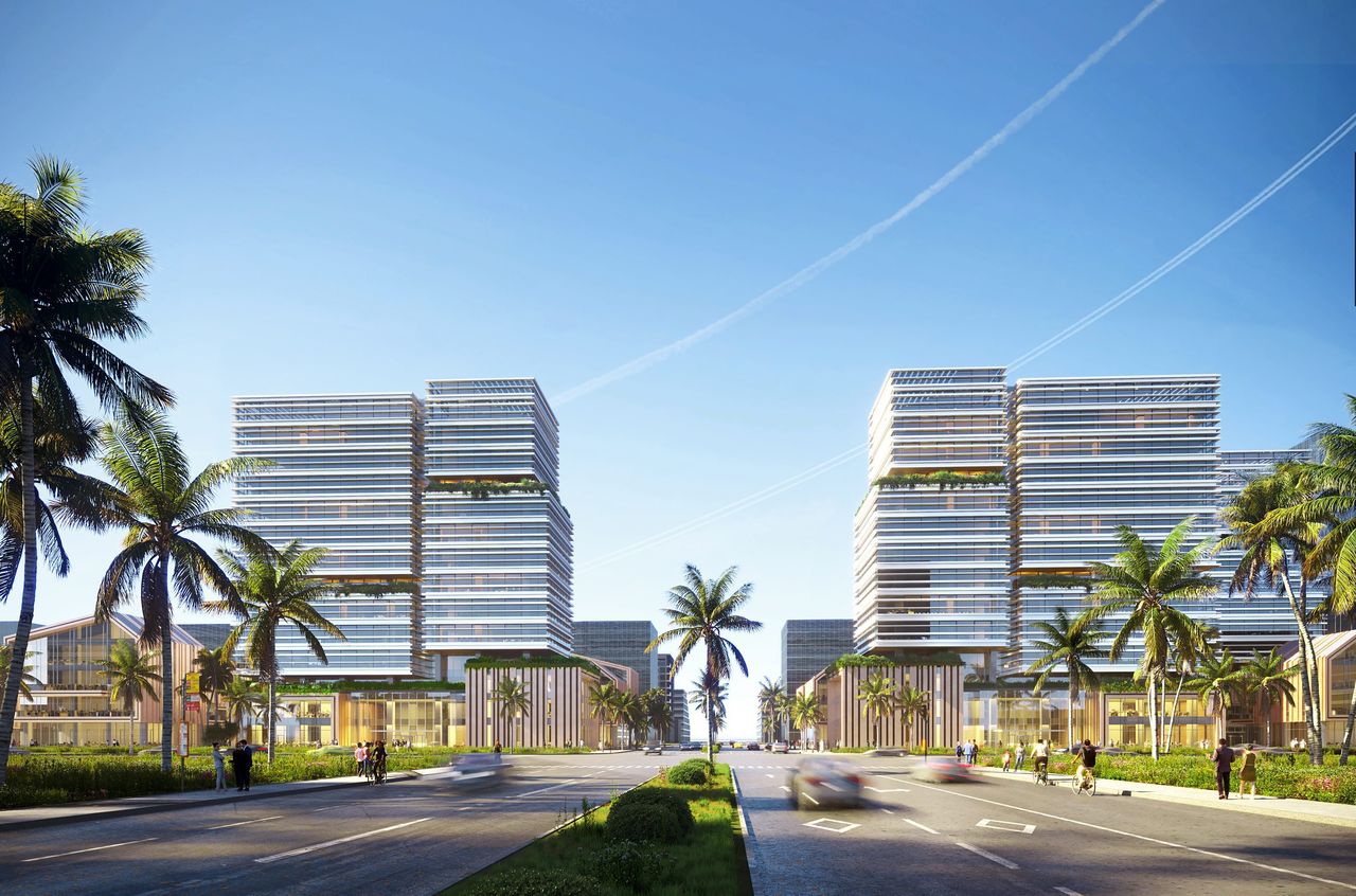 Jiangdong Green Gateway - Projekte - gmp Architekten