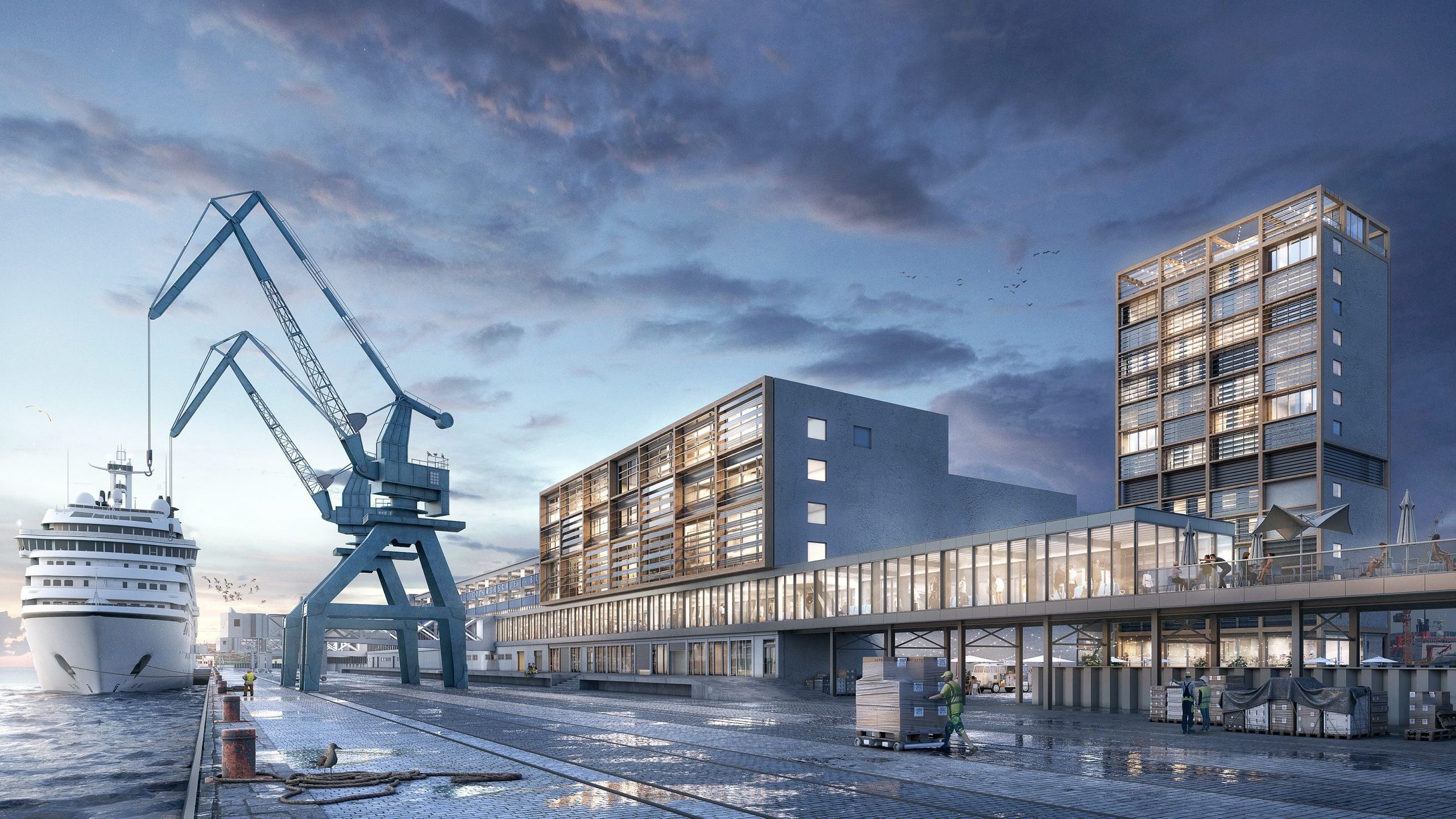 Columbus Cruise Terminal - Projects - gmp Architekten