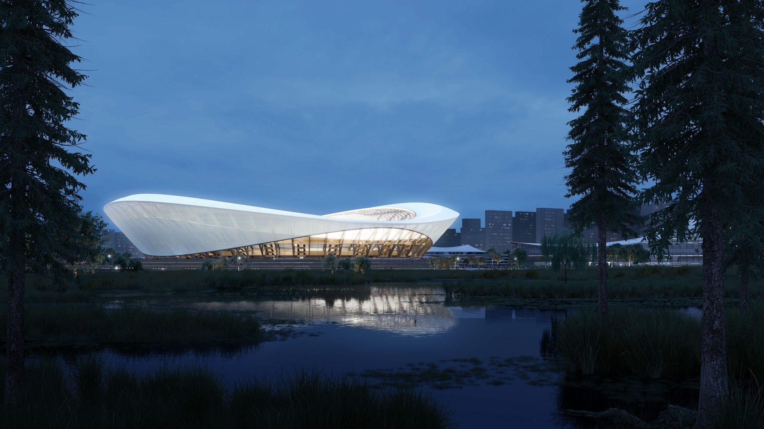 Wuxi Olympic Sports Center - Projects - gmp Architekten