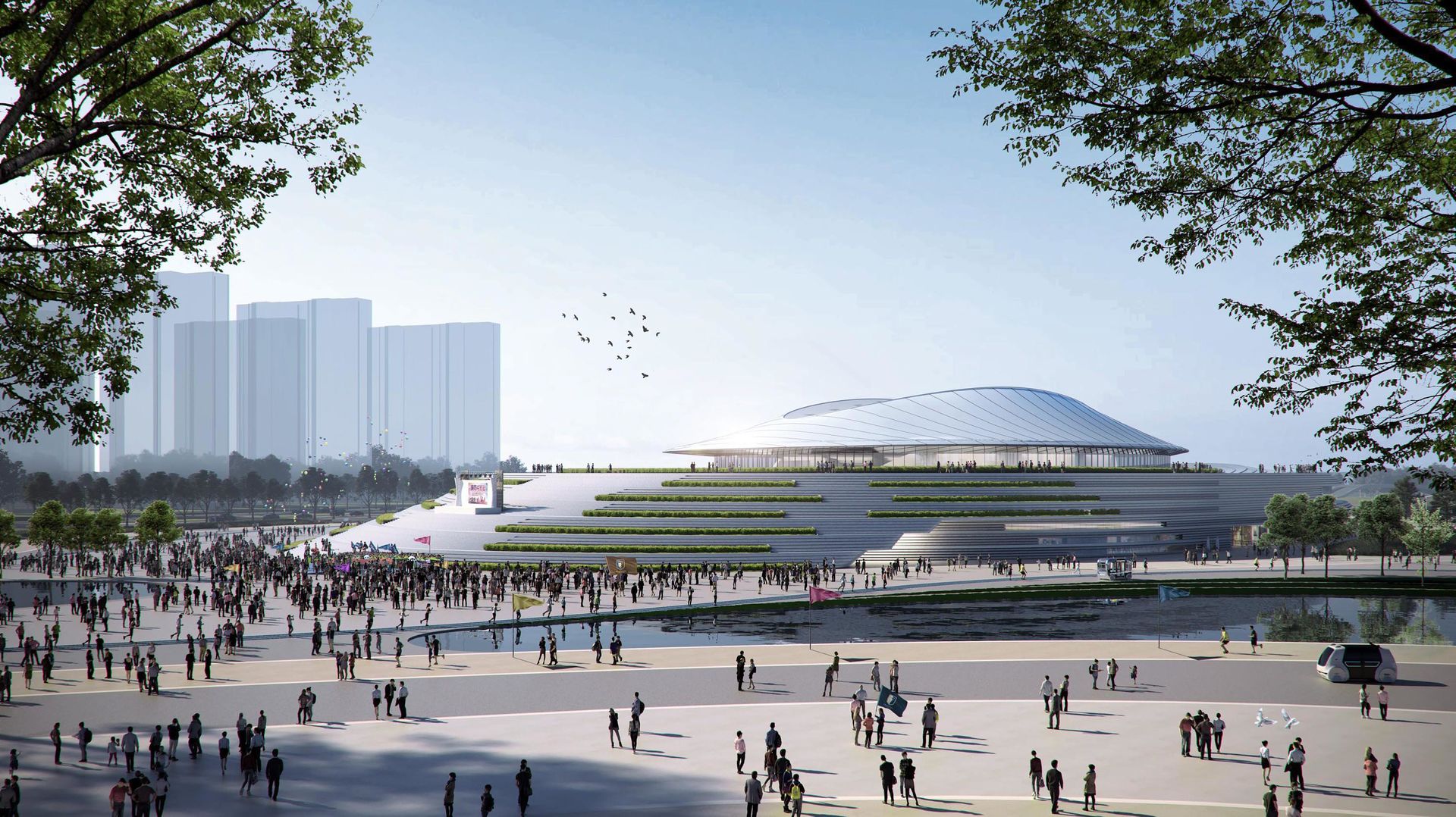 Wuxi Olympic Sports Center - Projects - gmp Architekten