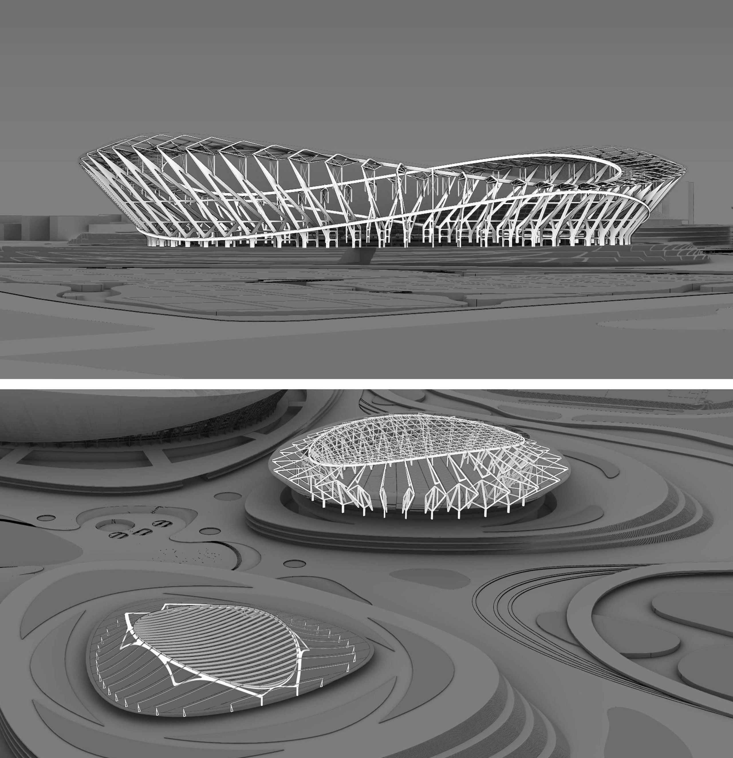 Sustainable pilot project gmp wins competition for the Wuxi Olympic ...