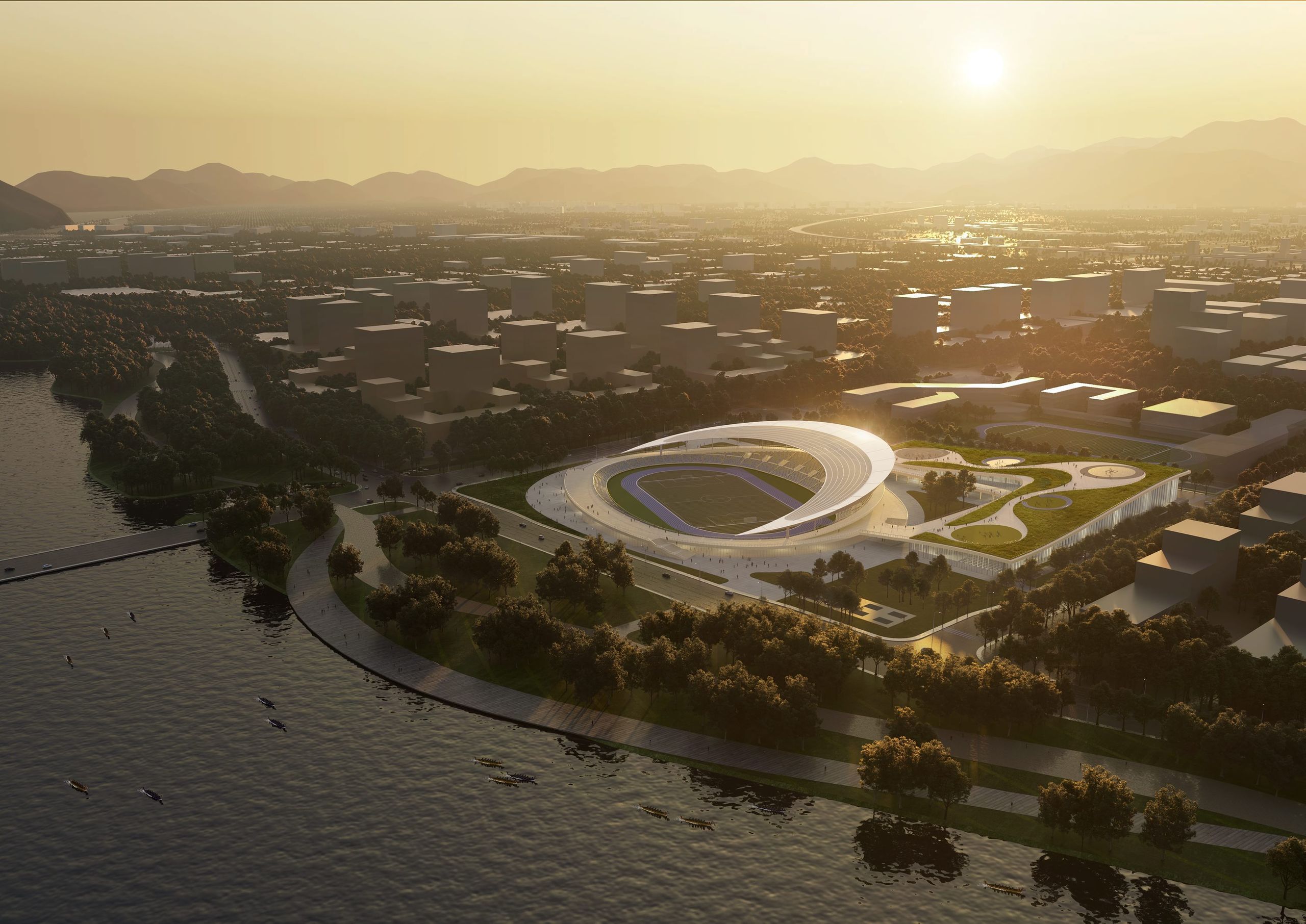 Longgang Sports Center - Projects - gmp Architekten