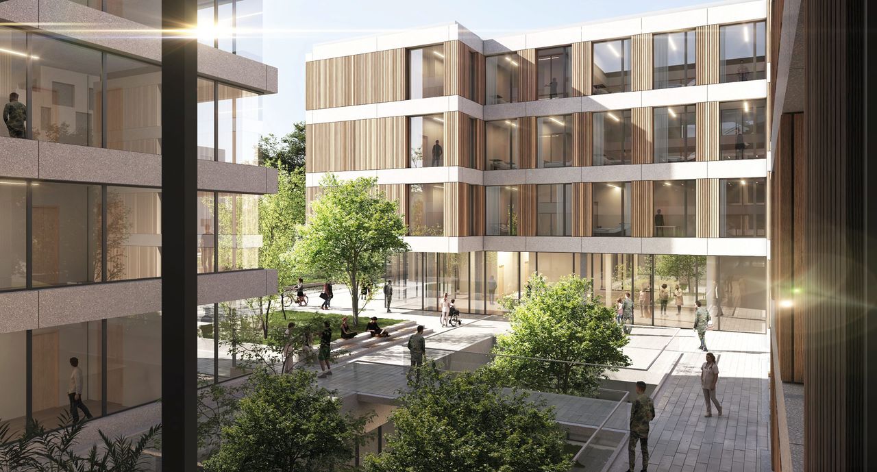 德国联邦国防军医院心理创伤治疗中心 - 项目 - gmp Architekten