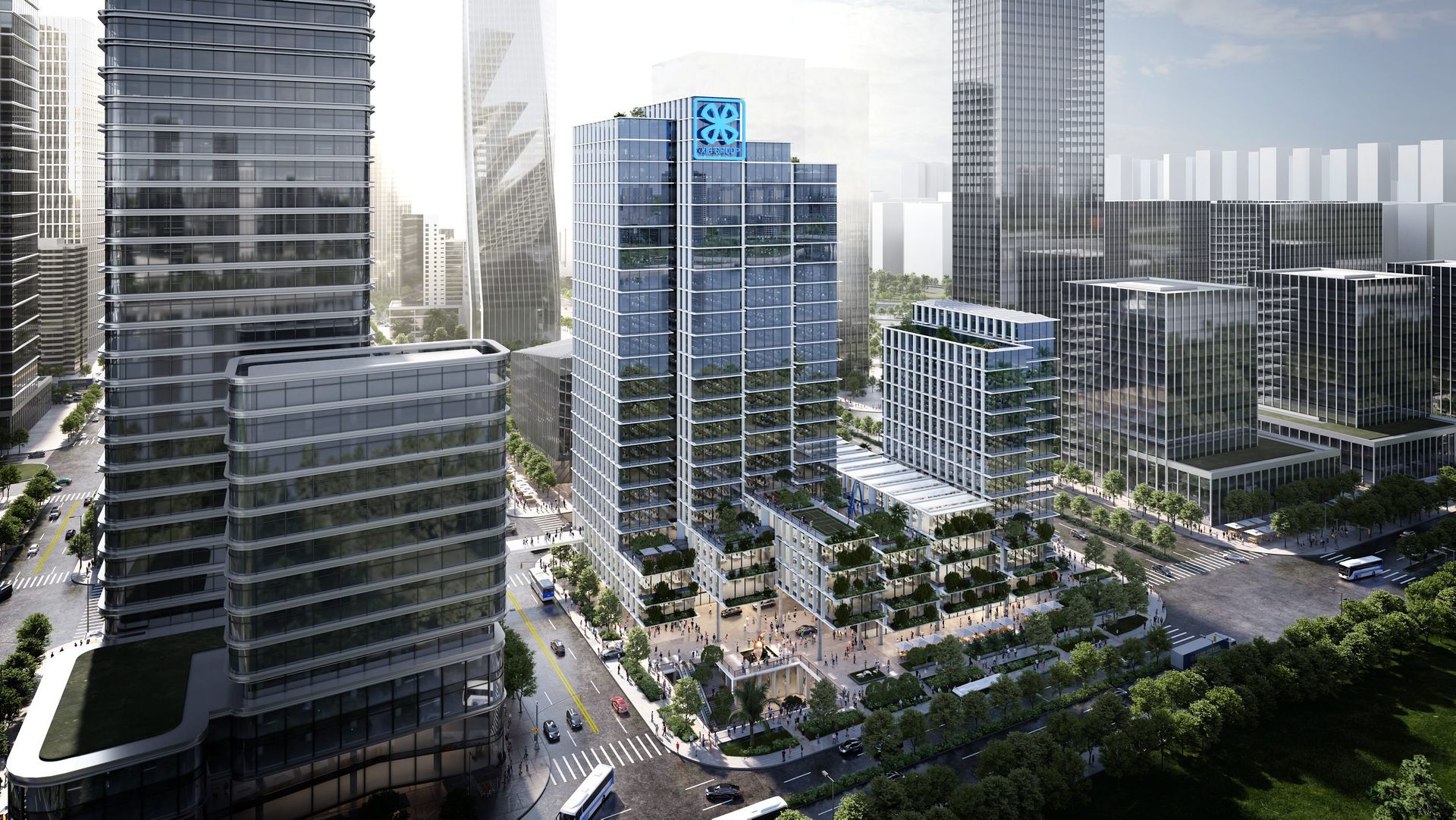 雄安新区中国华能总部项目 - 项目 - gmp Architekten