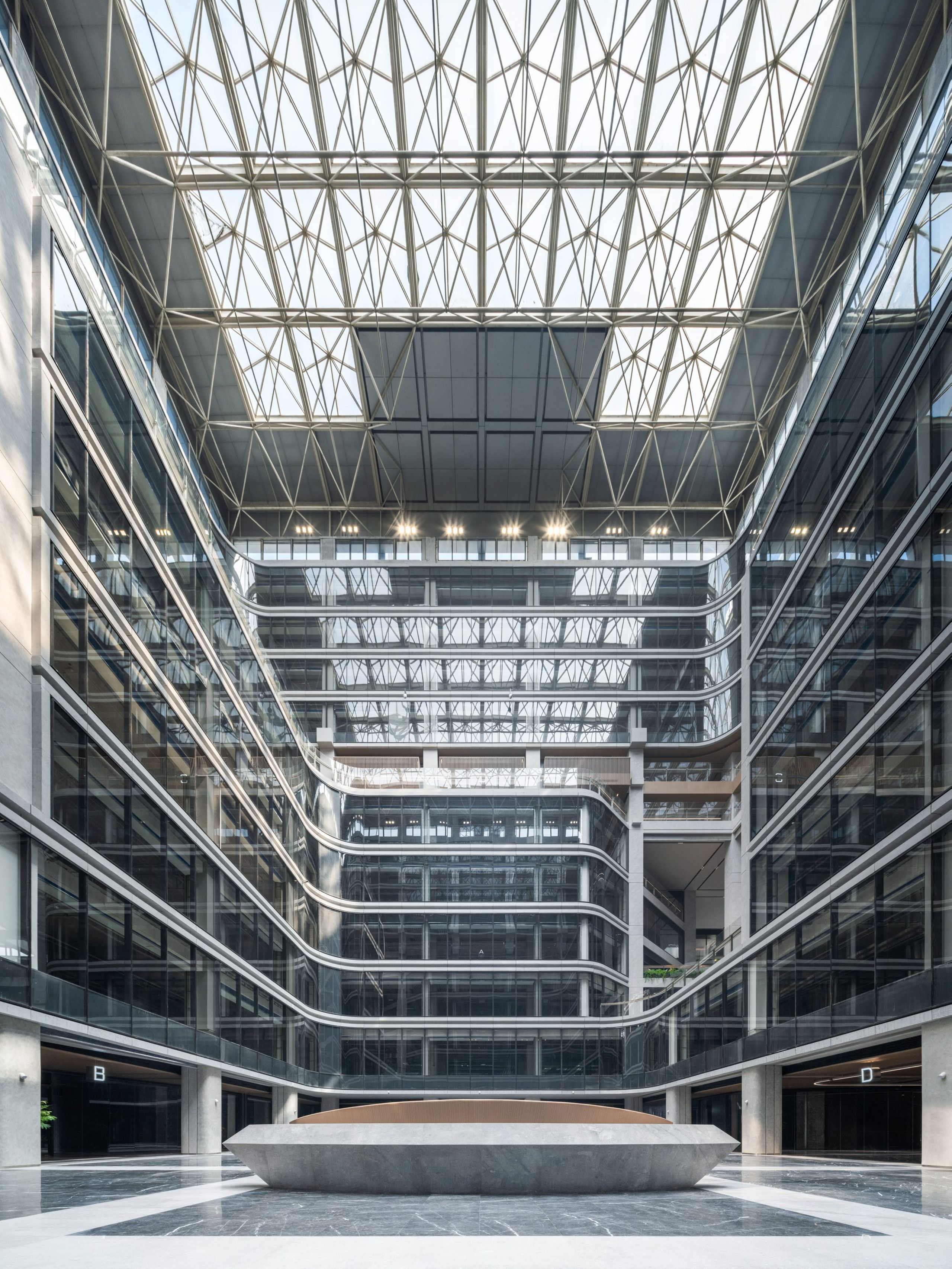 Conversion of a Shopping Mall Multifunctional Office Complex by gmp in ...